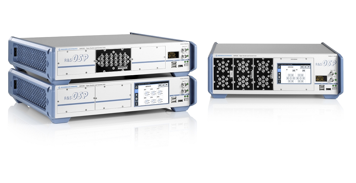 New generation of modular RF switching platform from Rohde & Schwarz ...